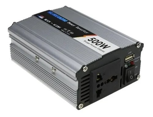 Inversor Inverter Auto Carro 12v 110v 500w Usb Carga Rapida